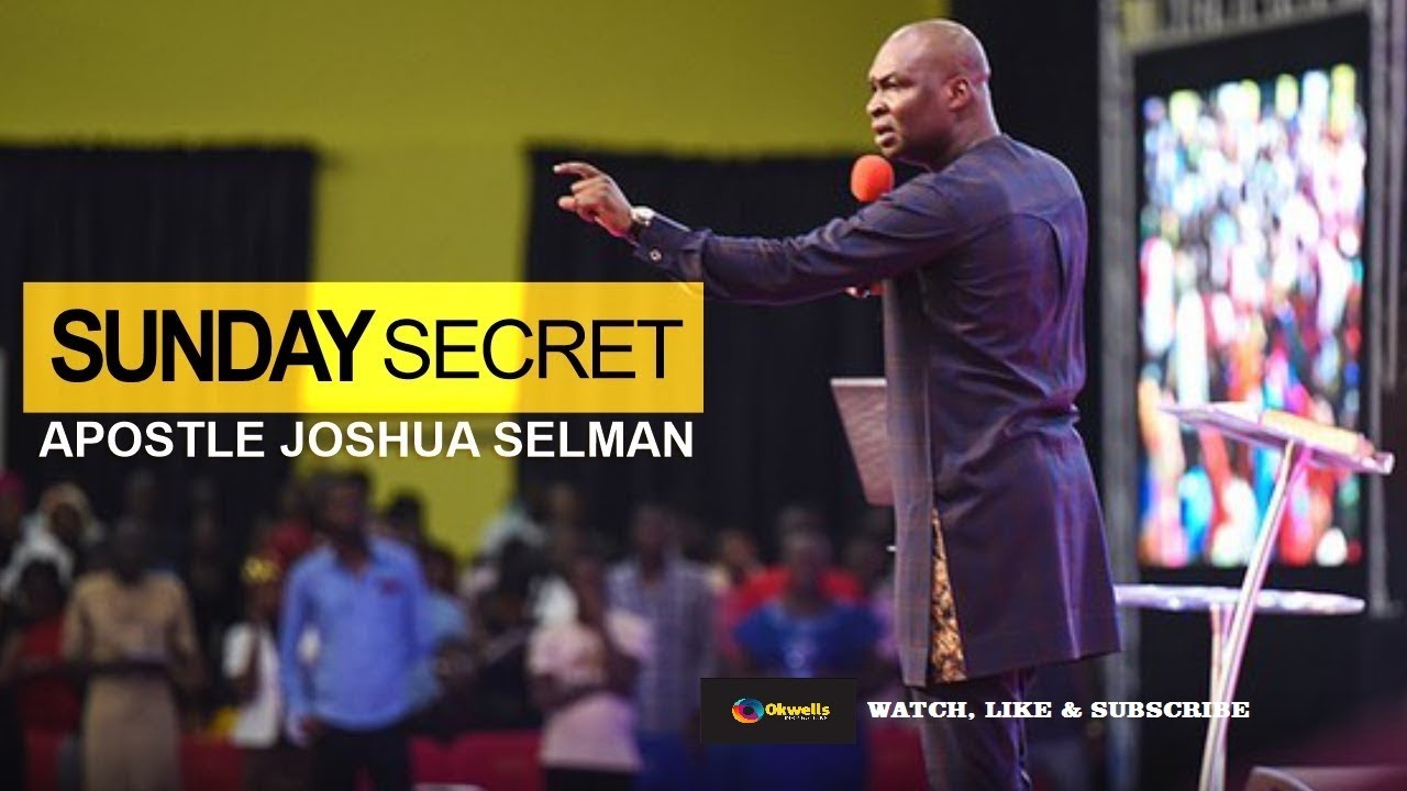 OCTOBER FIRST SUNDAY SECRET WITH APST. JOSHUA SULEMAN - YouTube