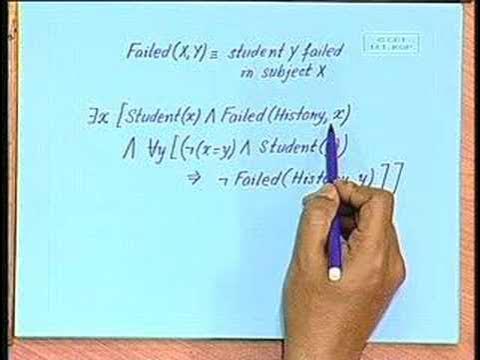 Lecture - 9 First Order Logic - YouTube