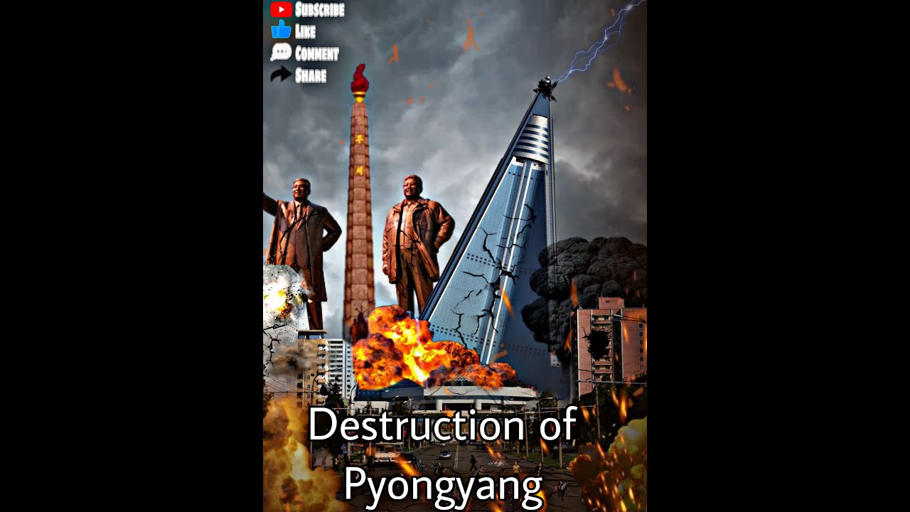Destruction of Pyongyang, north Korea - YouTube