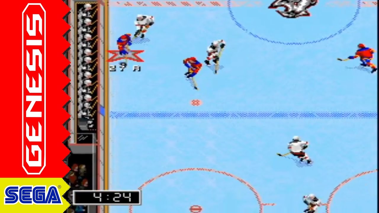 NHL Hockey`97 (Sega Genesis) - Longplay - YouTube