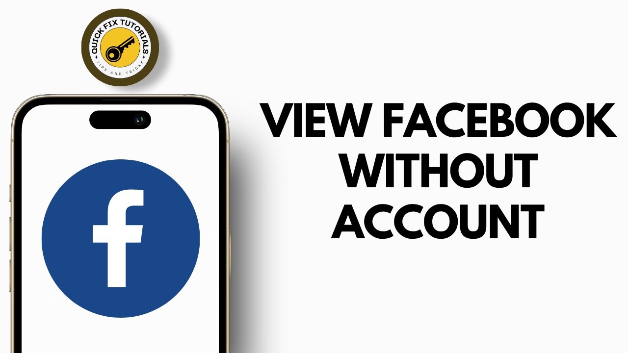 How to View Facebook Without an Account - YouTube