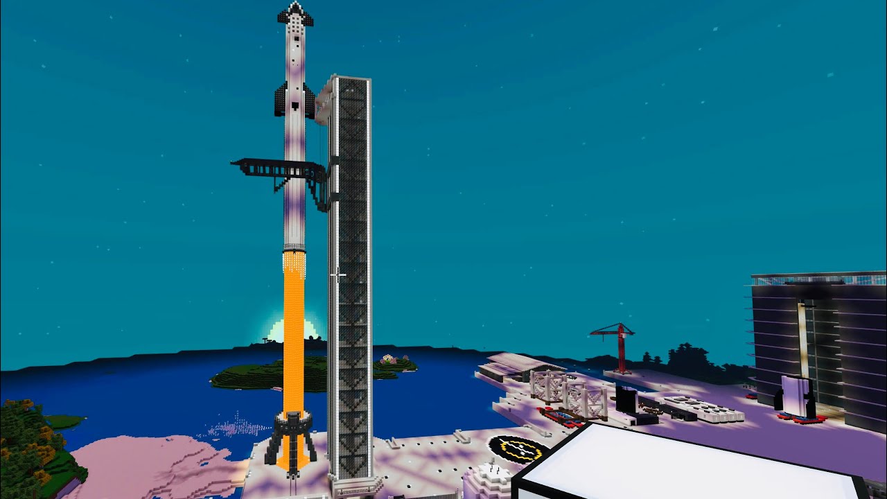Minecraft: SpaceX Starbase Update Trailer - YouTube
