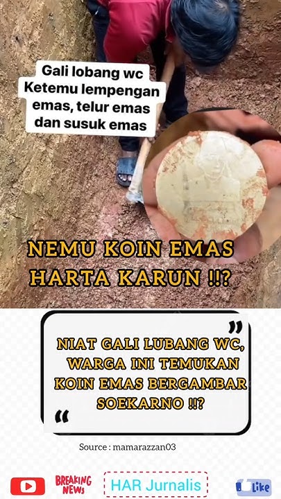 Nemu Koin Emas, Harta Karun !!? - YouTube