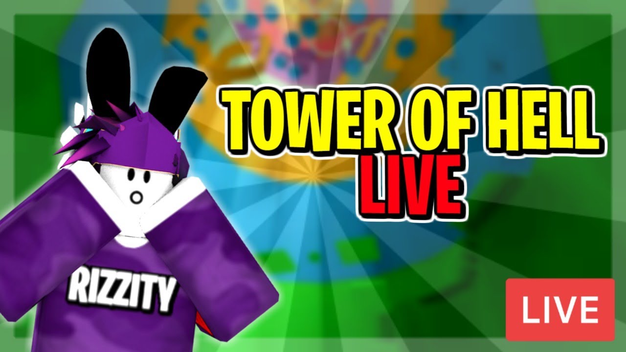 🔴LIVE ROBLOX TOWER OF HELL | PLAYING WITH FANS | ROAD TO LEVEL 100 ...