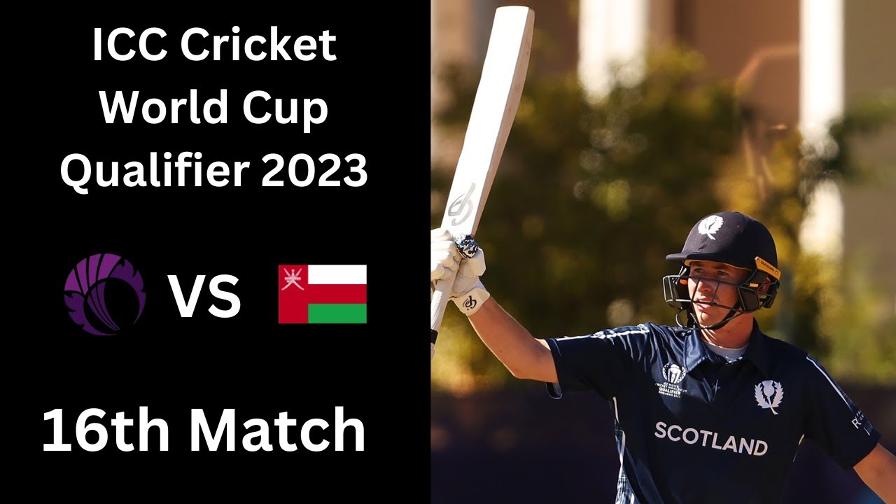 ICC Cricket World Cup Qualifier 2023 Highlights | SCO vs Oman - YouTube