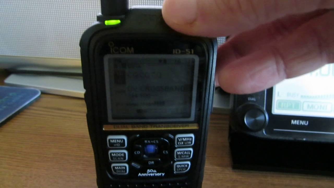 Icom ID-5100A Digital Crossband Repeater Capability - YouTube