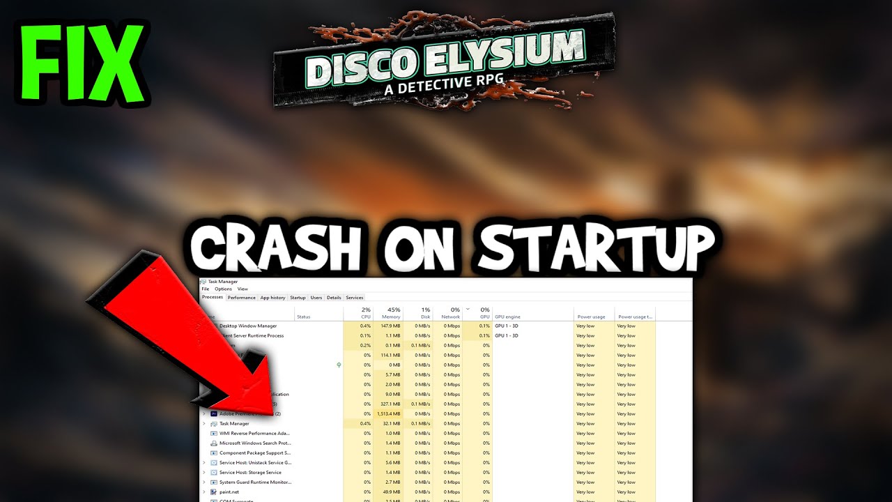 Disco Elysium – How to Fix Crash on Startup – Complete Tutorial - YouTube