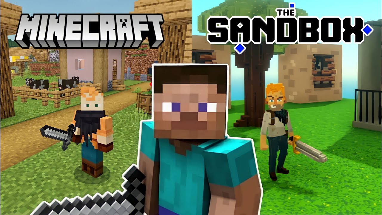 I Created a Minecraft Village Game In The Sandbox Game Maker 0.9 - YouTube
