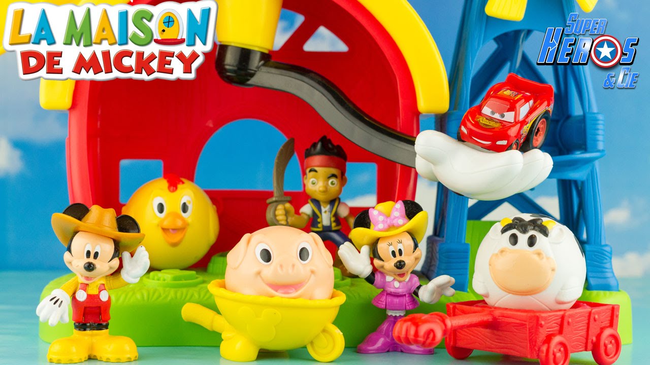 Disney Junior Ferme de Mickey Moise Minnie Flash McQueen Clubhouse ...