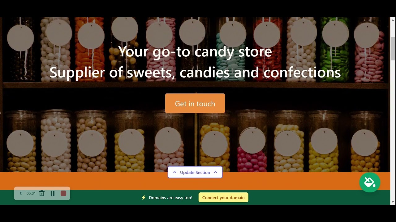 How to Make a Simple Website for a Candy Store - EASY! - YouTube