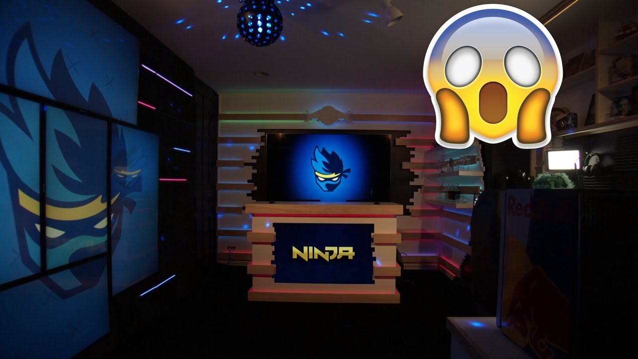 Ninja revela su nueva sala de stream | Fortnite Battle Royale - YouTube