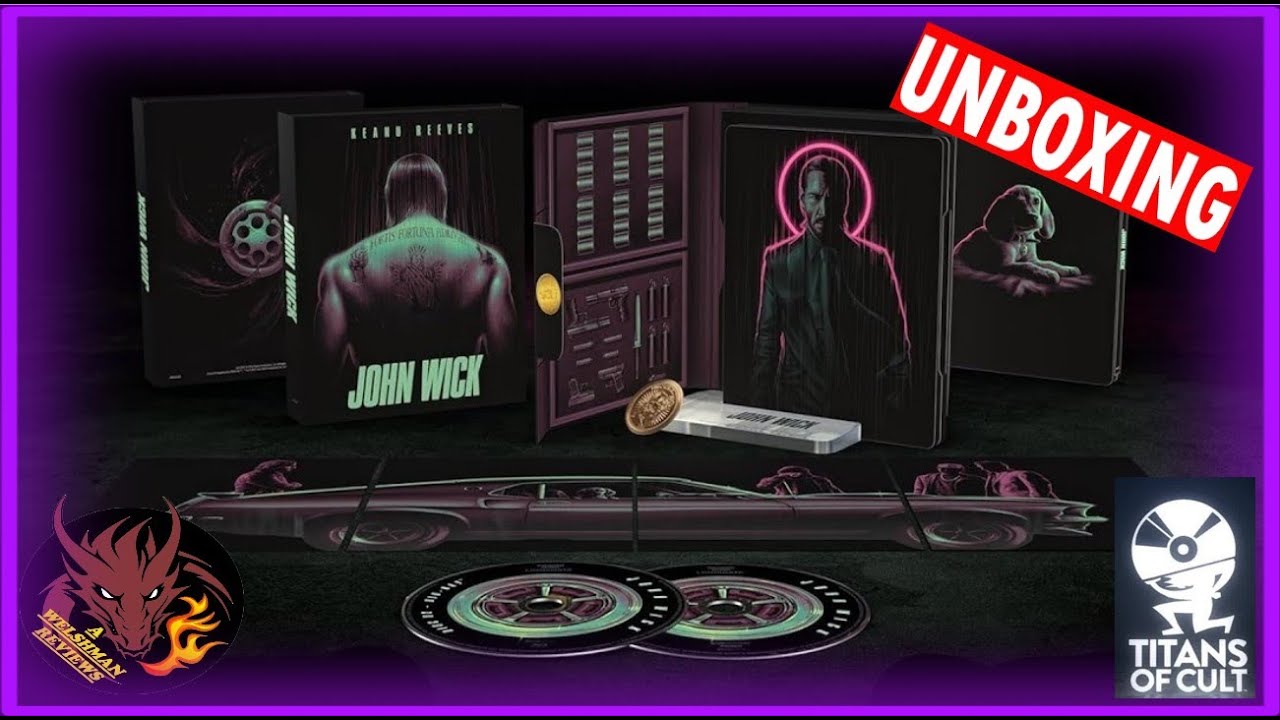 John Wick - Titans of Cult 10th Anniversary Limited Edition 4K Ultra HD ...