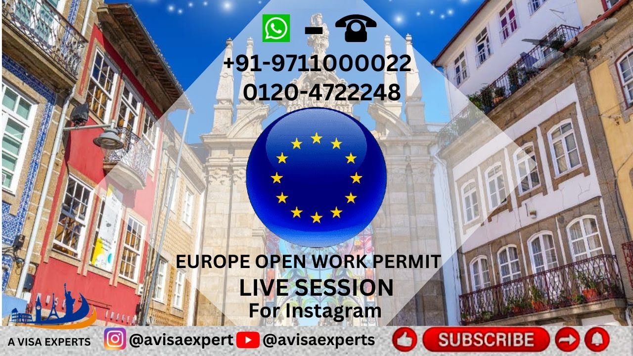 Europe Open Work Permit Live Session For Instagram Follow me Instagram ...