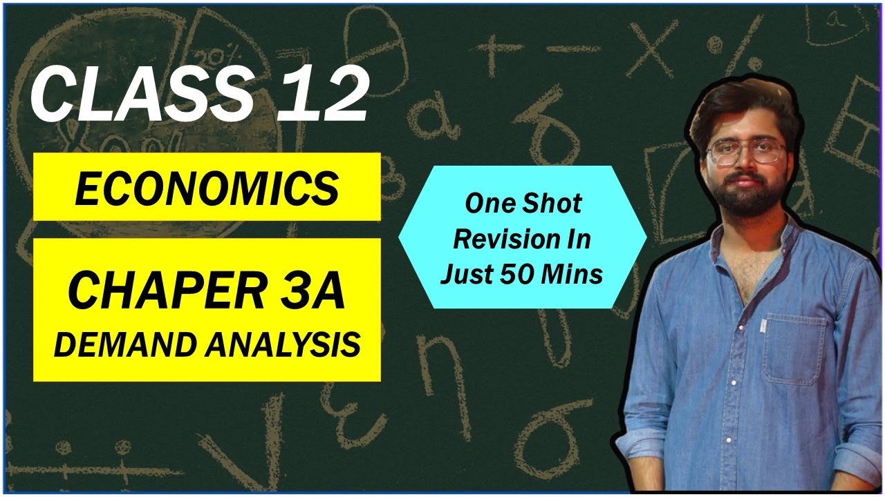 Chapter 3A : Demand Analysis | One Shot Revision | Class 12 Maharashtra ...