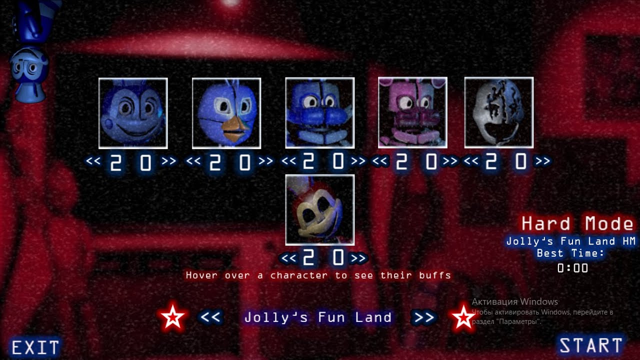Jolly 1 custom night - Jolly's Fun Land Hard Mode - YouTube