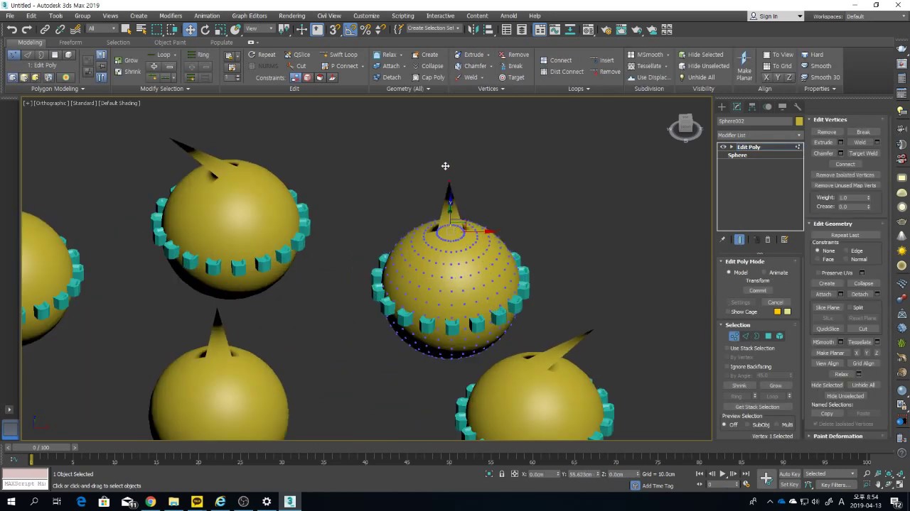 3ds max 기초 좌표설정 l, looptools, similar selection,ring dot loop dot - YouTube