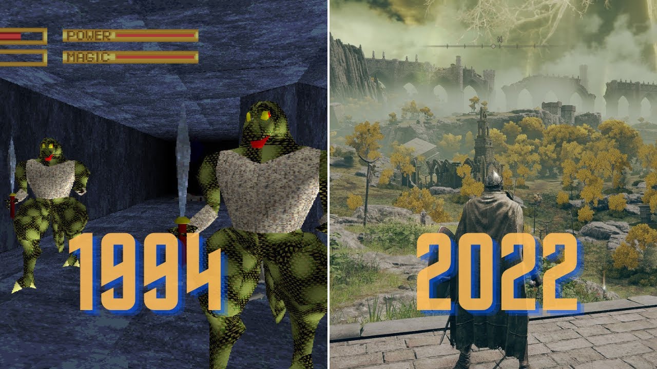 All games FromSoftware 1994-2022 - YouTube