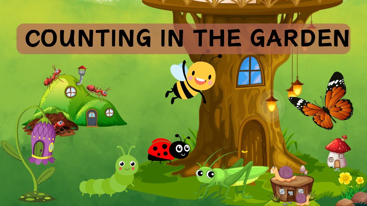 Counting in the Garden 🐝 | Short Stories for kids ️ - YouTube