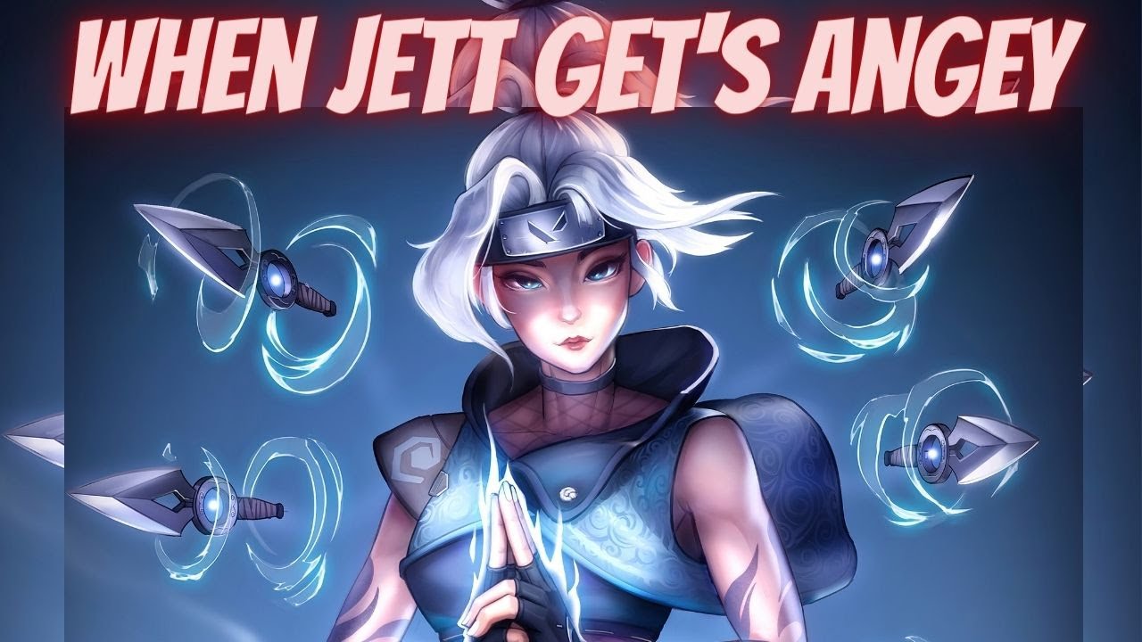 jett montage when jett gets angey #valorant #highlights #viral # ...