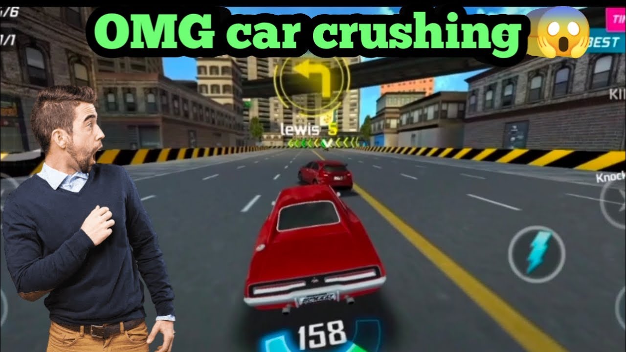 OMG 😱 car crushing 😱 car Racing game awesome gameplay - YouTube