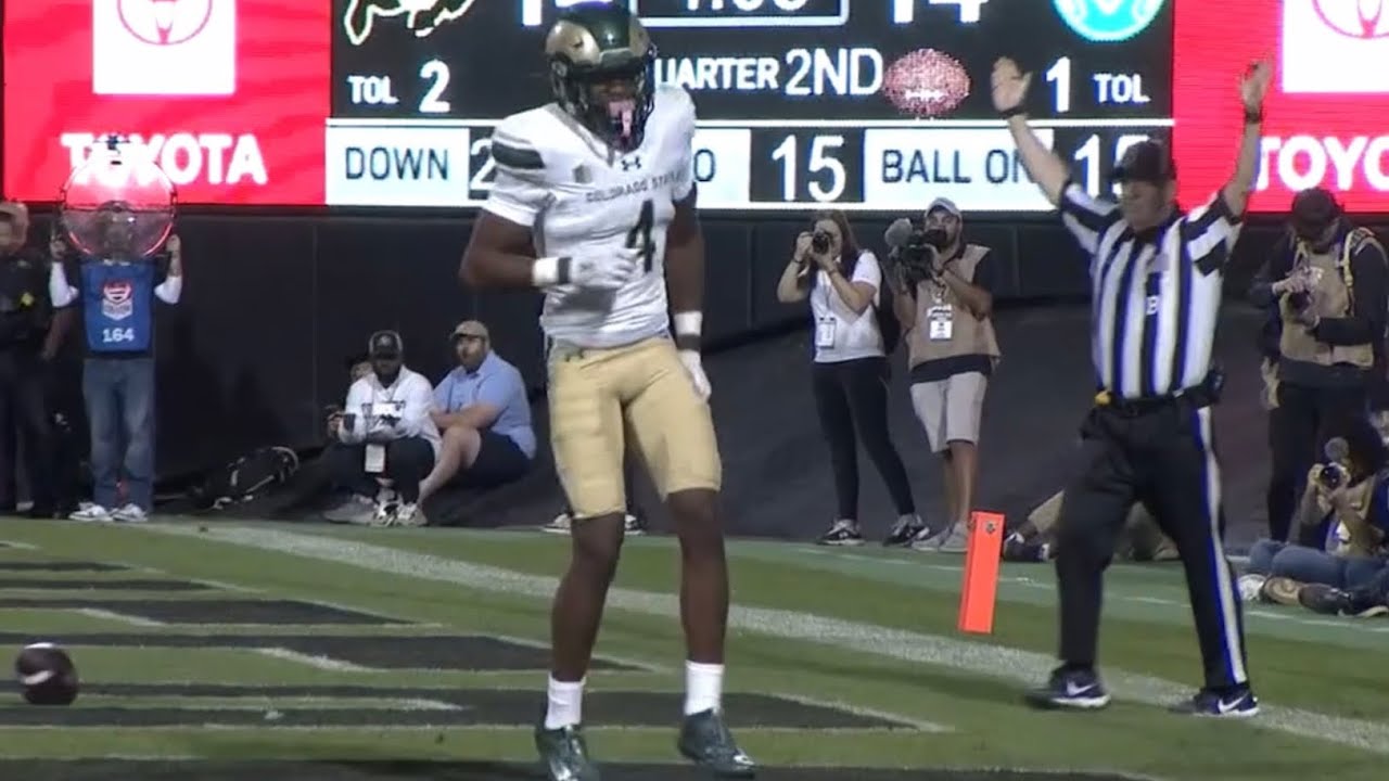 Colorado State’s Louis Brown hits the “Deion Shuffle” after beautiful ...