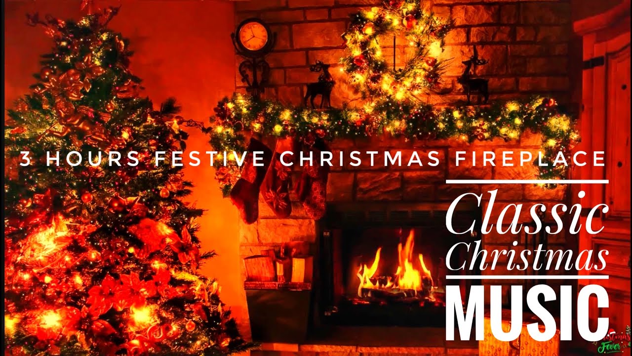 Classic Christmas Carols I Relaxing Winter Holiday Music at the festive ...