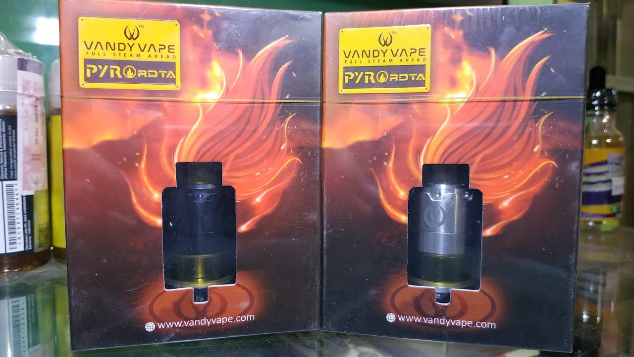 PYRO RDTA by Vandy Vape Liquid Ala Carte Hitam UNBOXING 001 Build ...