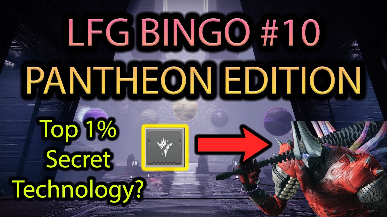 Playing Bingo in LFG Raids #10 The Pantheon - Destiny 2 - YouTube