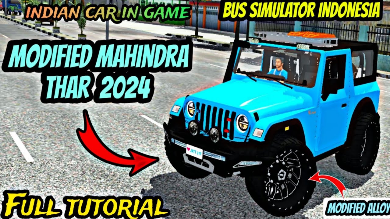 Modified Thar mod for bus simulator Indonesia || Thar mod for bussid # ...