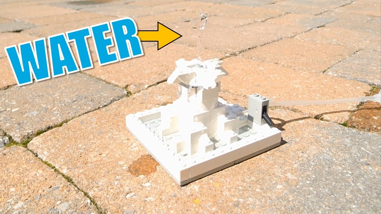 Working LEGO Water Fountain - YouTube