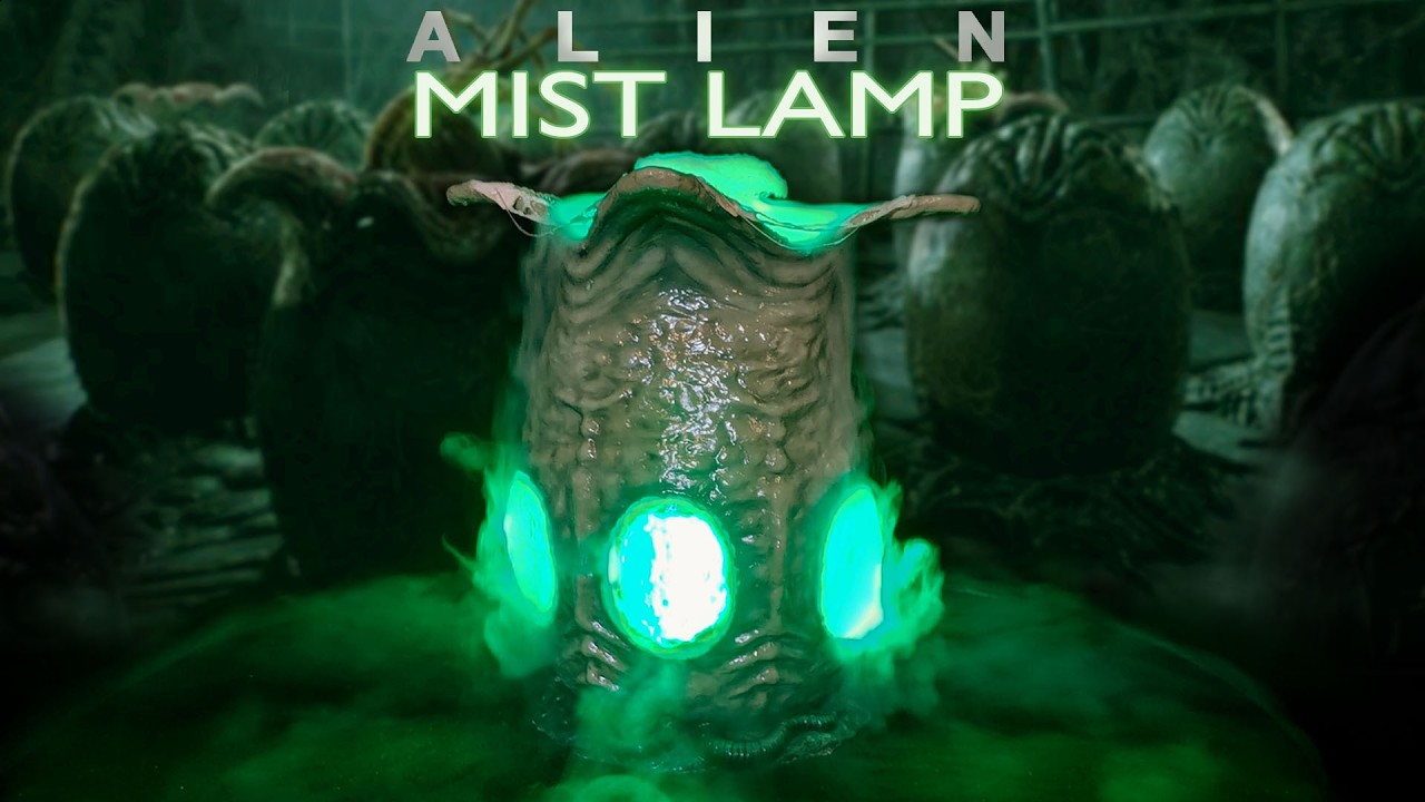 I Created a Mind-blowing ALIEN Egg Mist Lamp! - YouTube