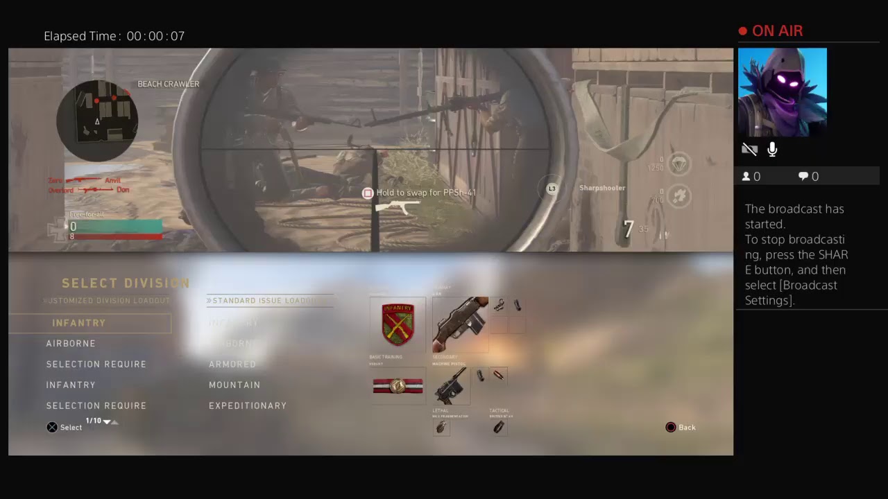 Call of duty ww2 Live Stream split screen wit sis - YouTube