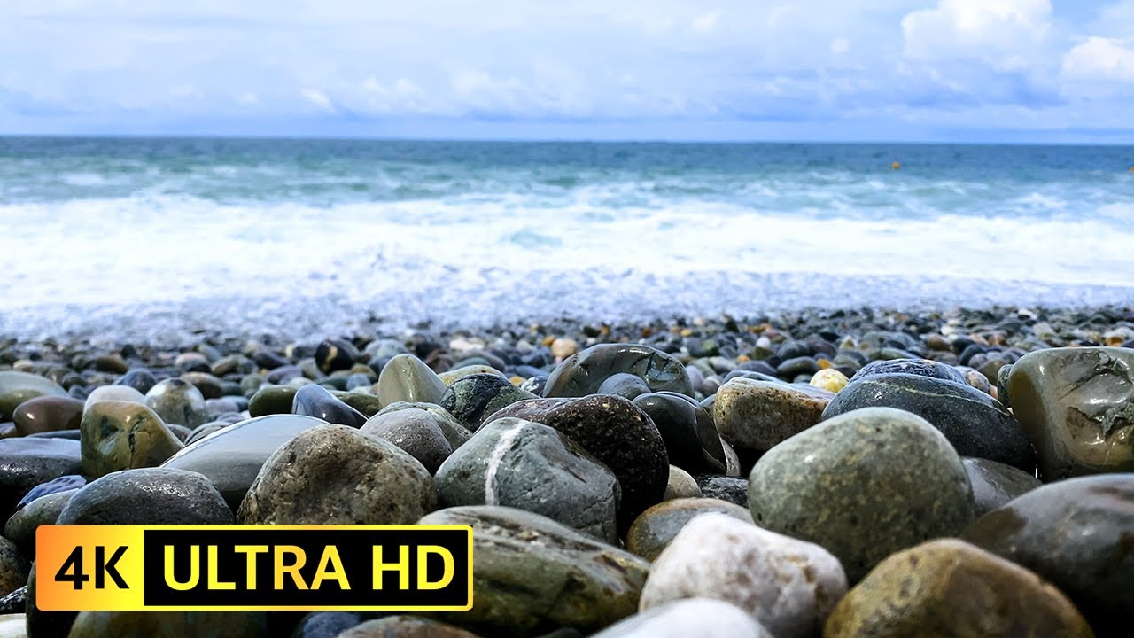 Pebble Beach Ocean Sounds: Relaxing Waves and Ocean Sounds to Sleep or ...