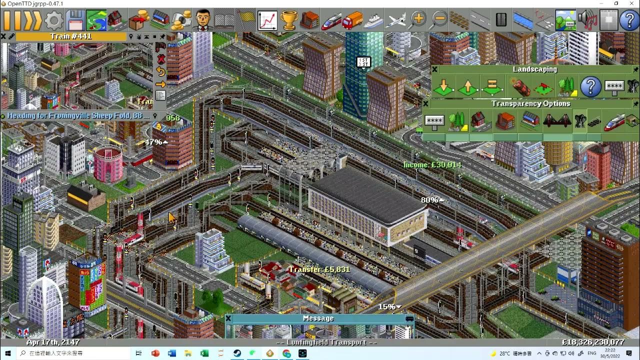 OpenTTD Tutorial - Episode 1 - How to build multi-floor station using bridge over station - YouTube