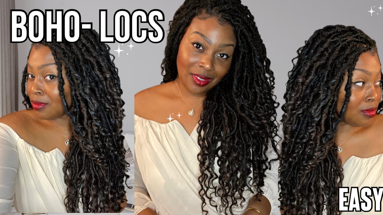 Easiest BOHO-LOCS Ever! | Realistic Crochet Method | - YouTube