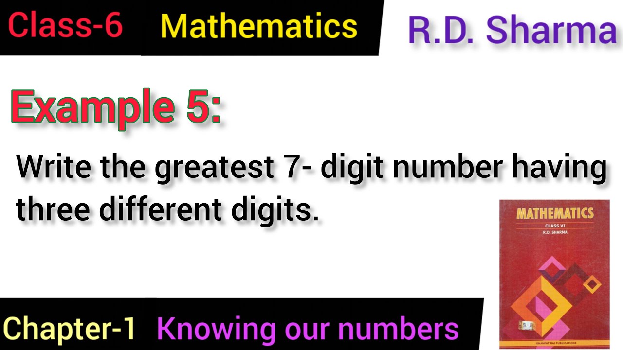Write The Greatest 7 Digit Number Having Three Different Digits write-the-greatest-7-digit-number-having-three-different-digits