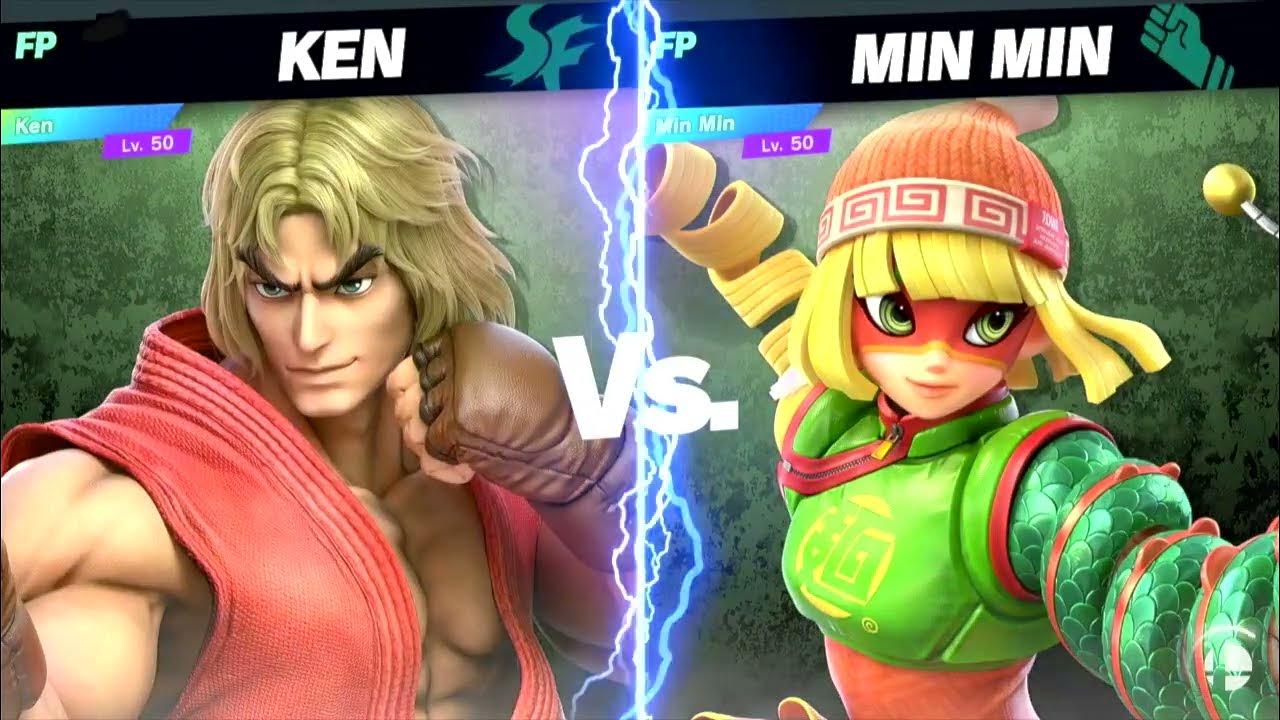 Super Smash Bros Ultimate Amiibo Fights – 9pm Poll Ken vs Min Min - YouTube