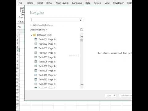 Excel - Import Data PDF Ke Dalam Excel - YouTube