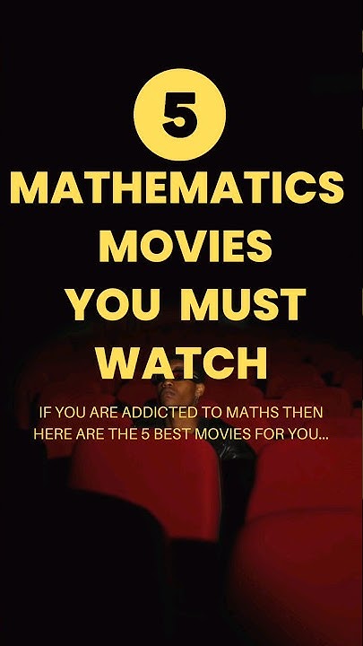 5 must watch movies for students of Mathematics #mathematics #movies # ...