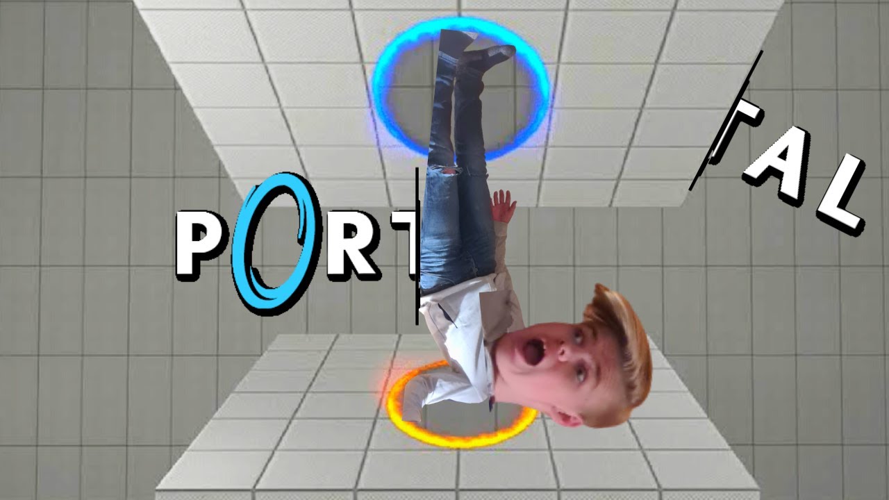 Portal fun- GONE WRONG!!!!! - YouTube
