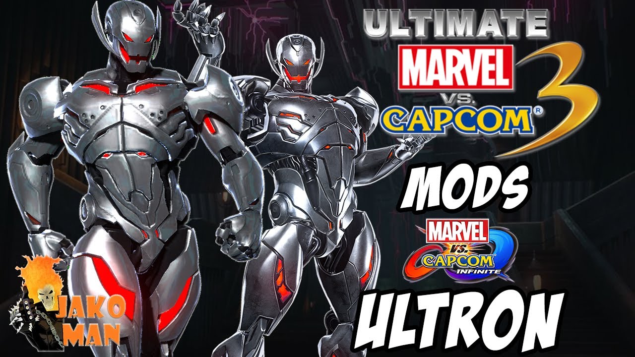 UMVC3 Mods - Ultron (MVCI) (Full Character) - YouTube