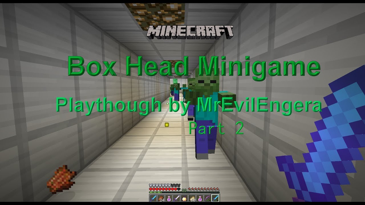 Minecraft Boxhead minigame p2 - YouTube