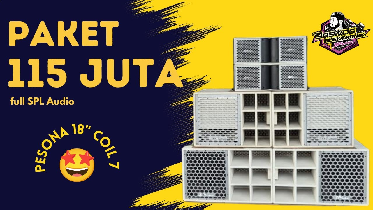Paket sound siap bunyi 115 juta full SPL Audio | siap battle | BREWOG ...