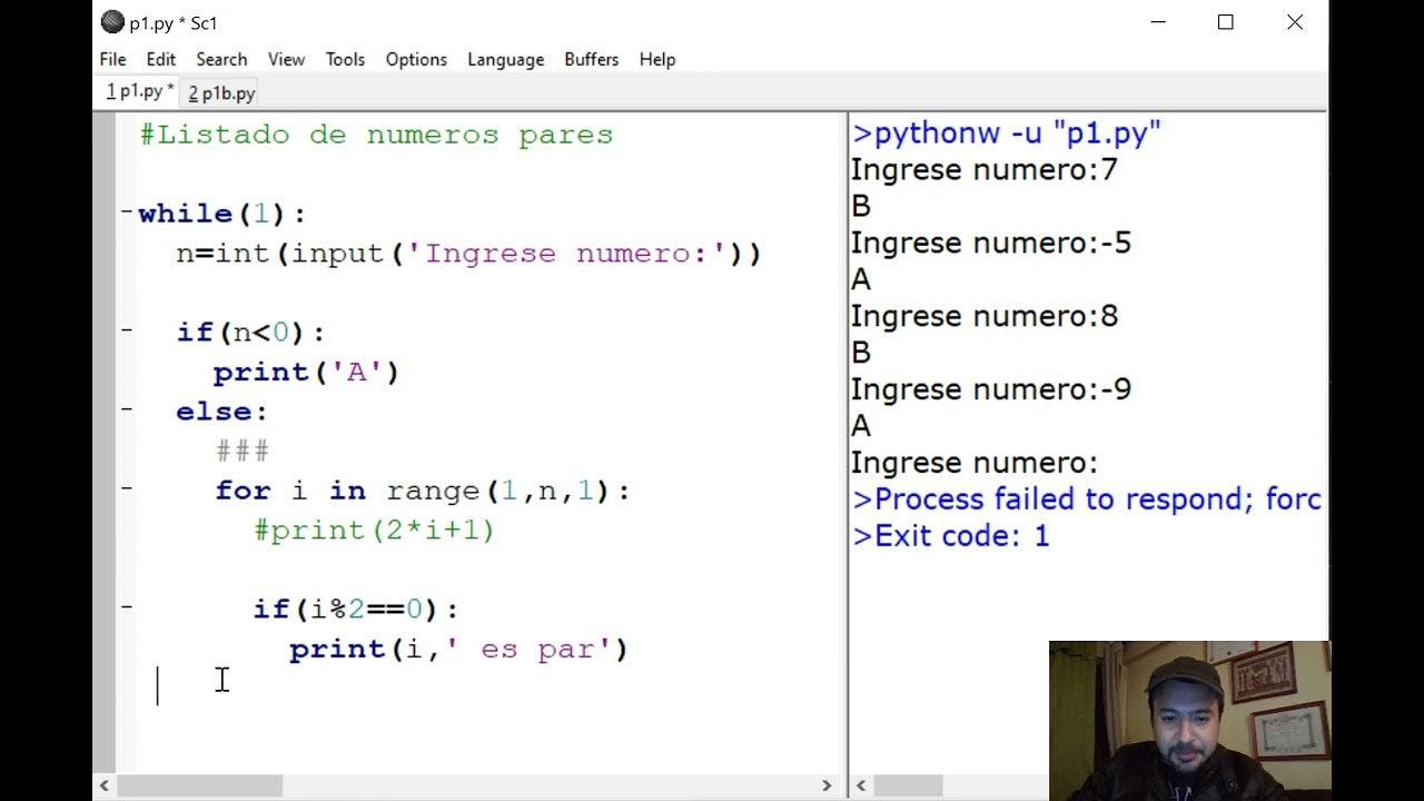 Python Mostrar listado de numeros pares o impares - YouTube