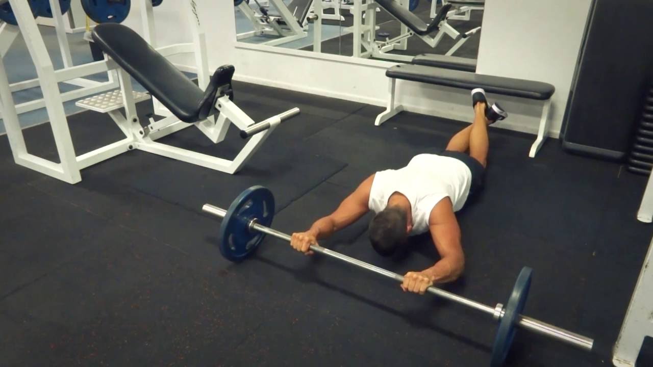 Barbell Rollouts (Exercises.com.au) - YouTube