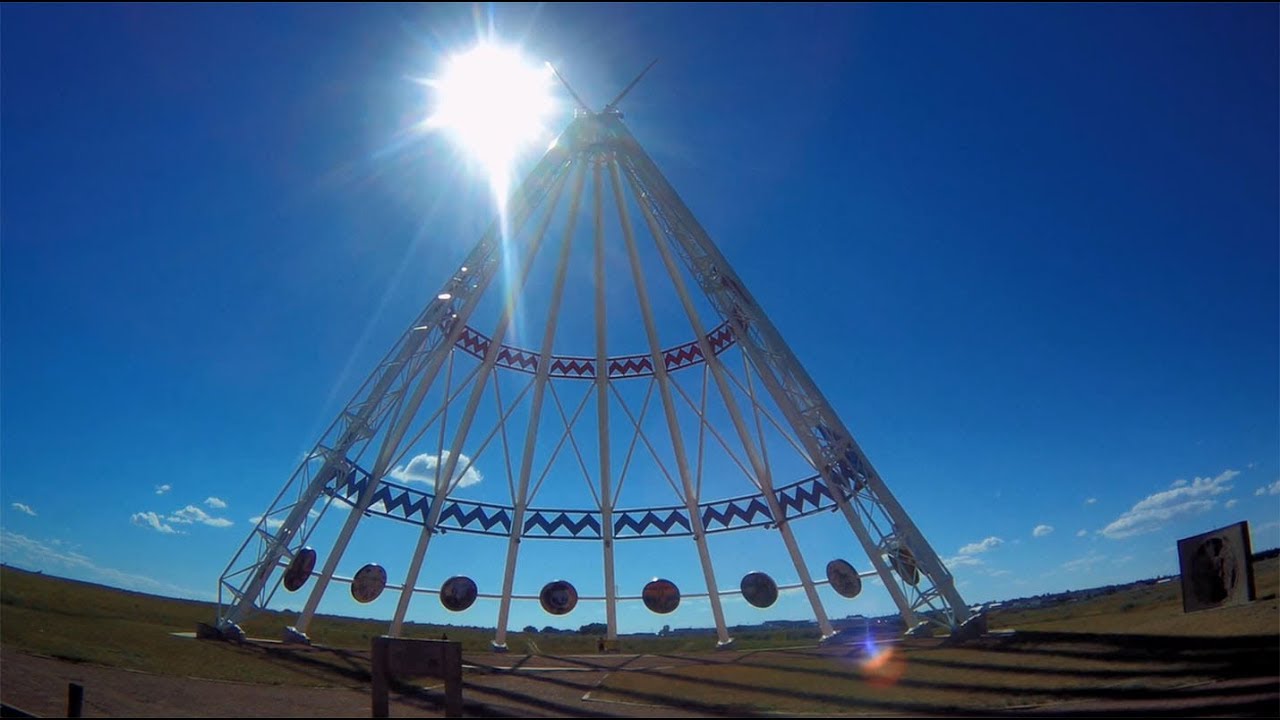 Worlds largest teepee - YouTube
