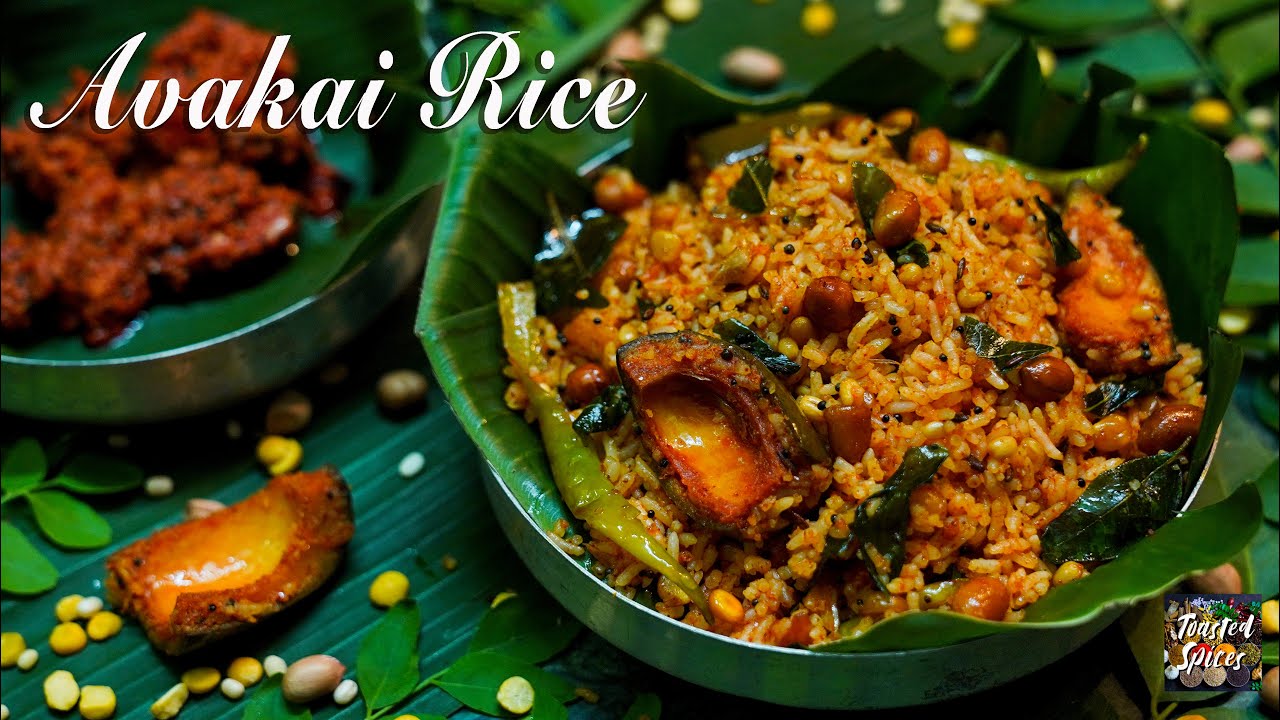 Avakai Rice | Avakai Fried Rice | Avakai Anam | Mango Pickle Rice ...