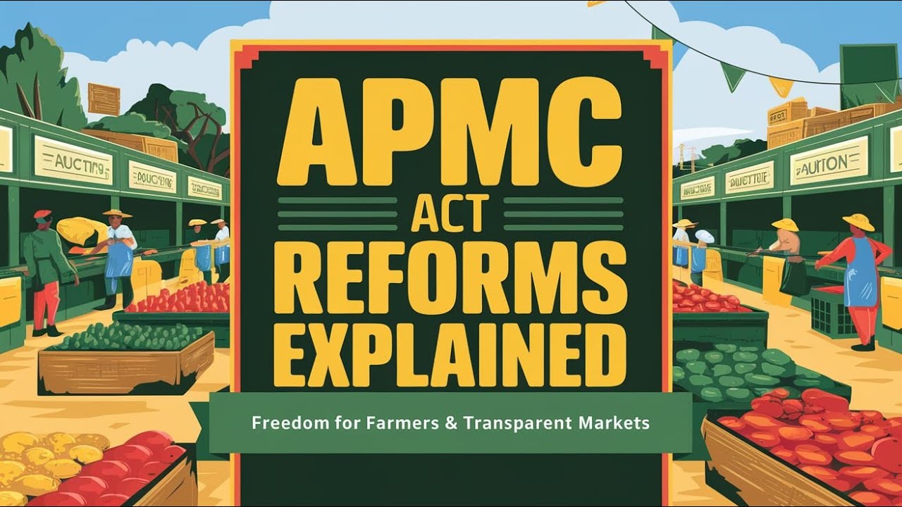 APMC Act Explained | Key Features, Reforms & Implications for Farmers ...