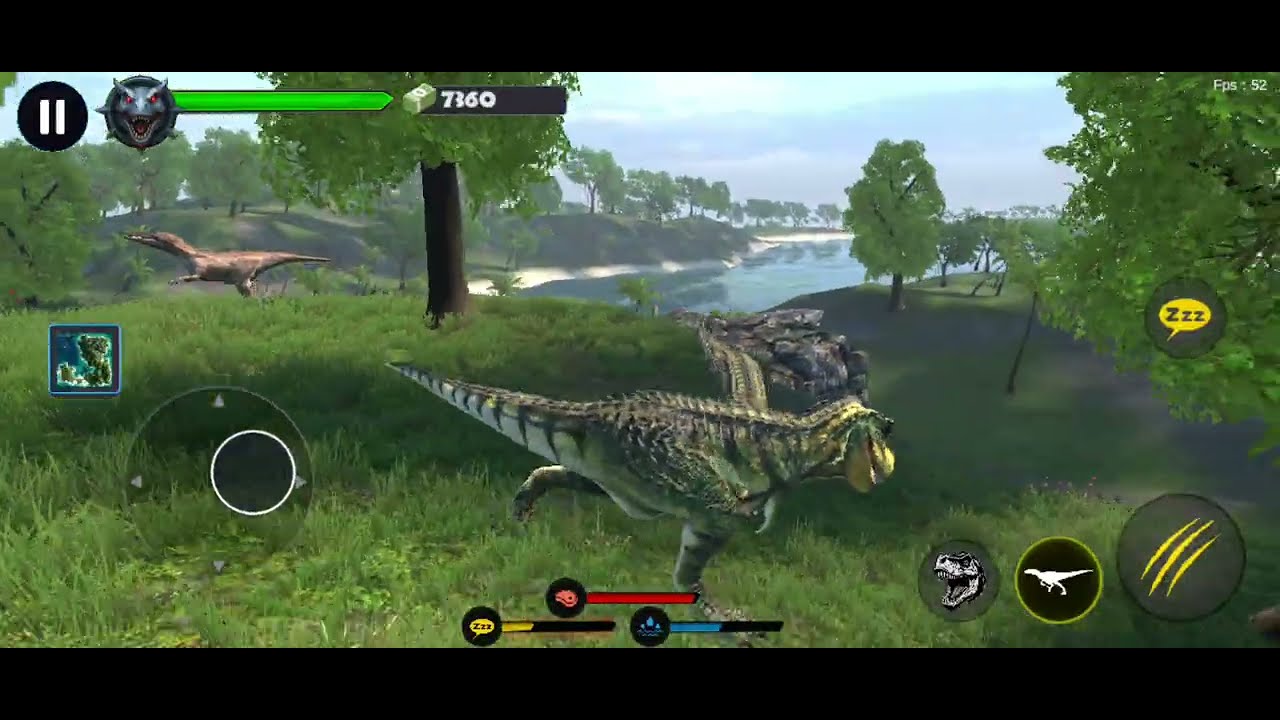 Jurassic Clash: Primal Dino Sim -: T-Rex 🦖🦖 Team! ( wait for end 🦖 ...