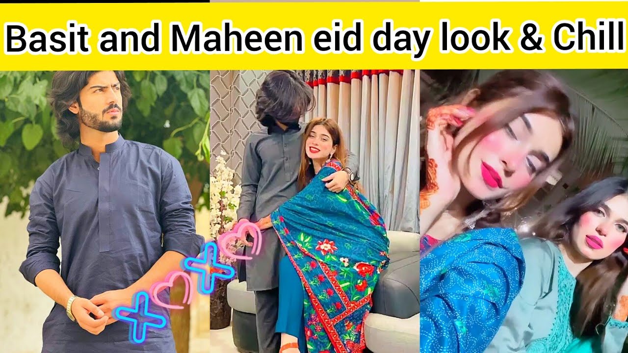 Basit Rind & Maheen Obaid Eid day Look | And Time Spend - YouTube